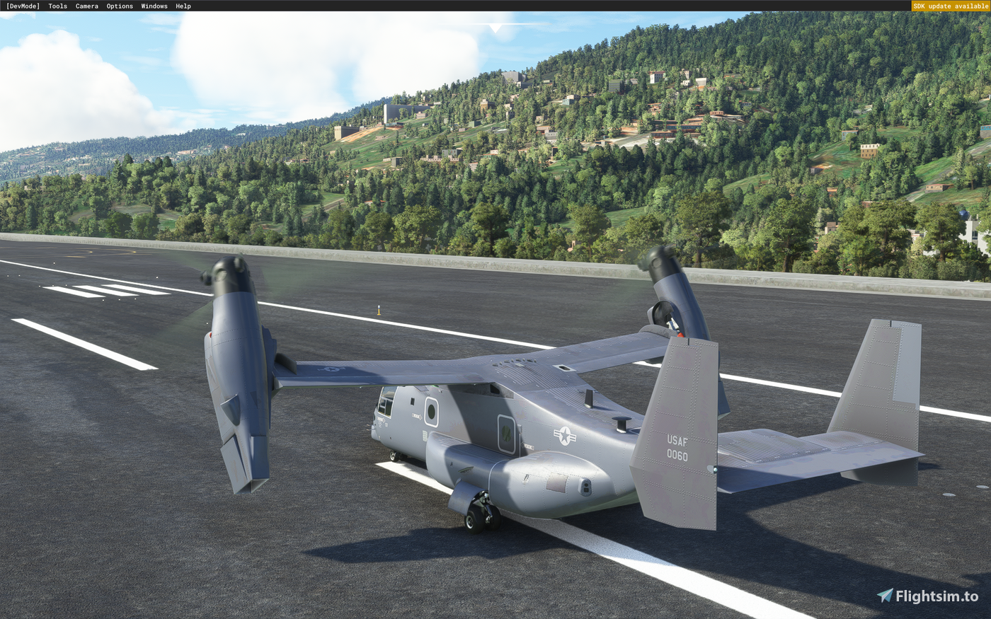 Miltech MV-22B USAF 7th SOS (new colours) RAF Mildenhall for Microsoft ...