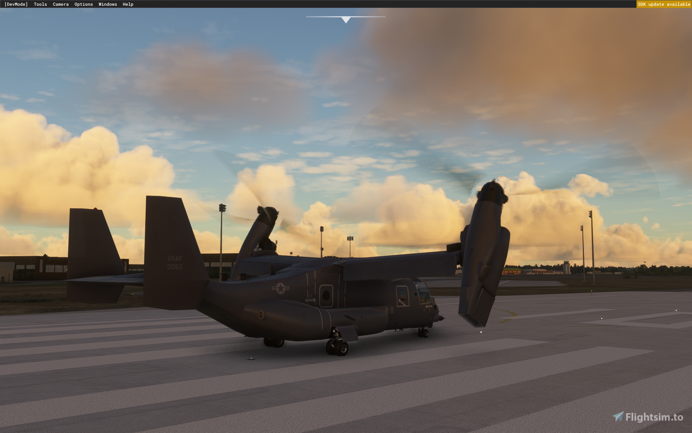 Miltech MV-22B USAF 7th SOS (new colours) RAF Mildenhall for Microsoft ...