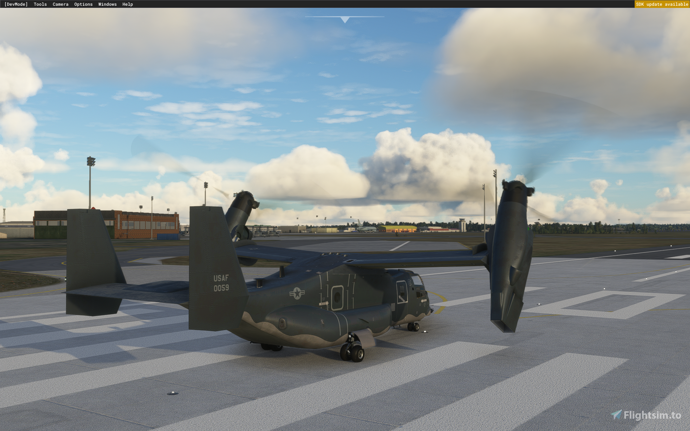 Miltech MV-22B USAF 7th SOS RAF Mildenhall for Microsoft Flight Simulator | MSFS