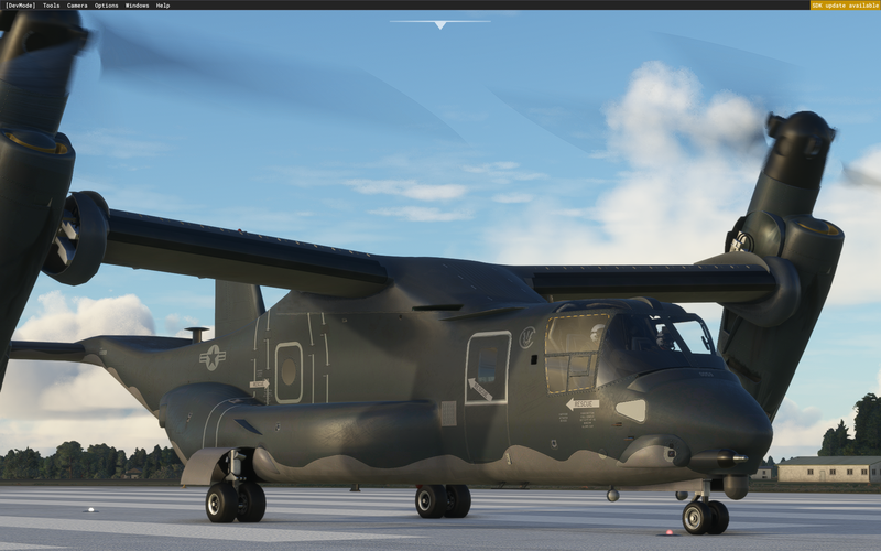 Miltech MV-22B USAF 7th SOS RAF Mildenhall for Microsoft Flight Simulator | MSFS