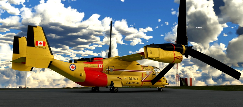 Miltech Simulations MV-22B Osprey (Canadian forces search and rescue ...