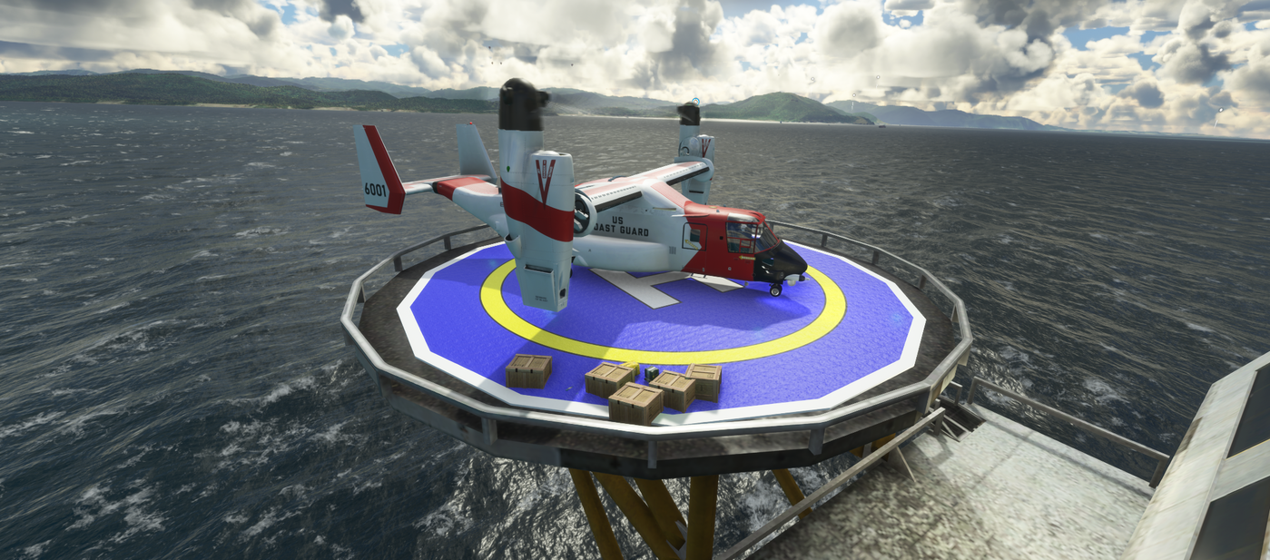Miltechsimulations MV22B-Osprey US Coast Guard Livery for Microsoft ...