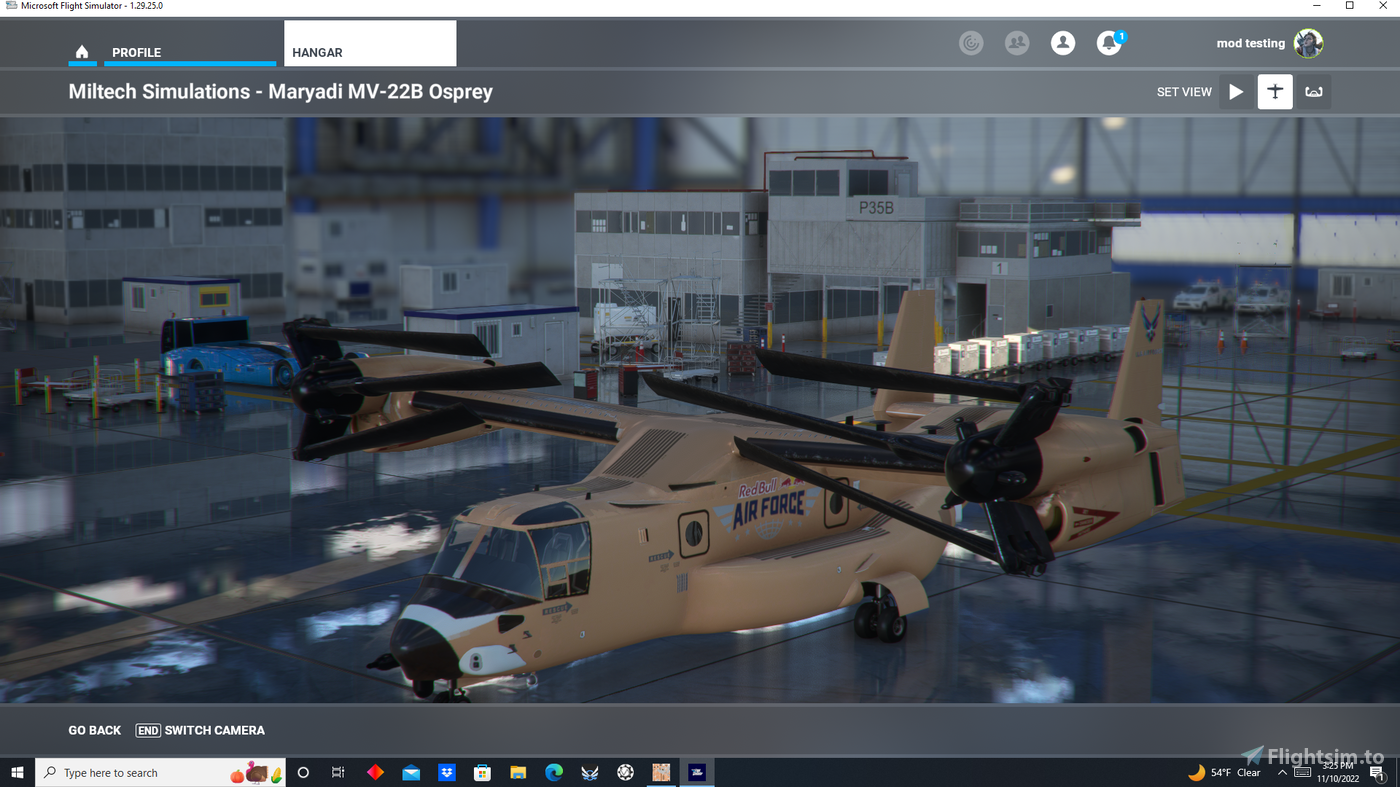 Miltechsimulations MV22B-Osprey USA Airforce livery for Microsoft ...