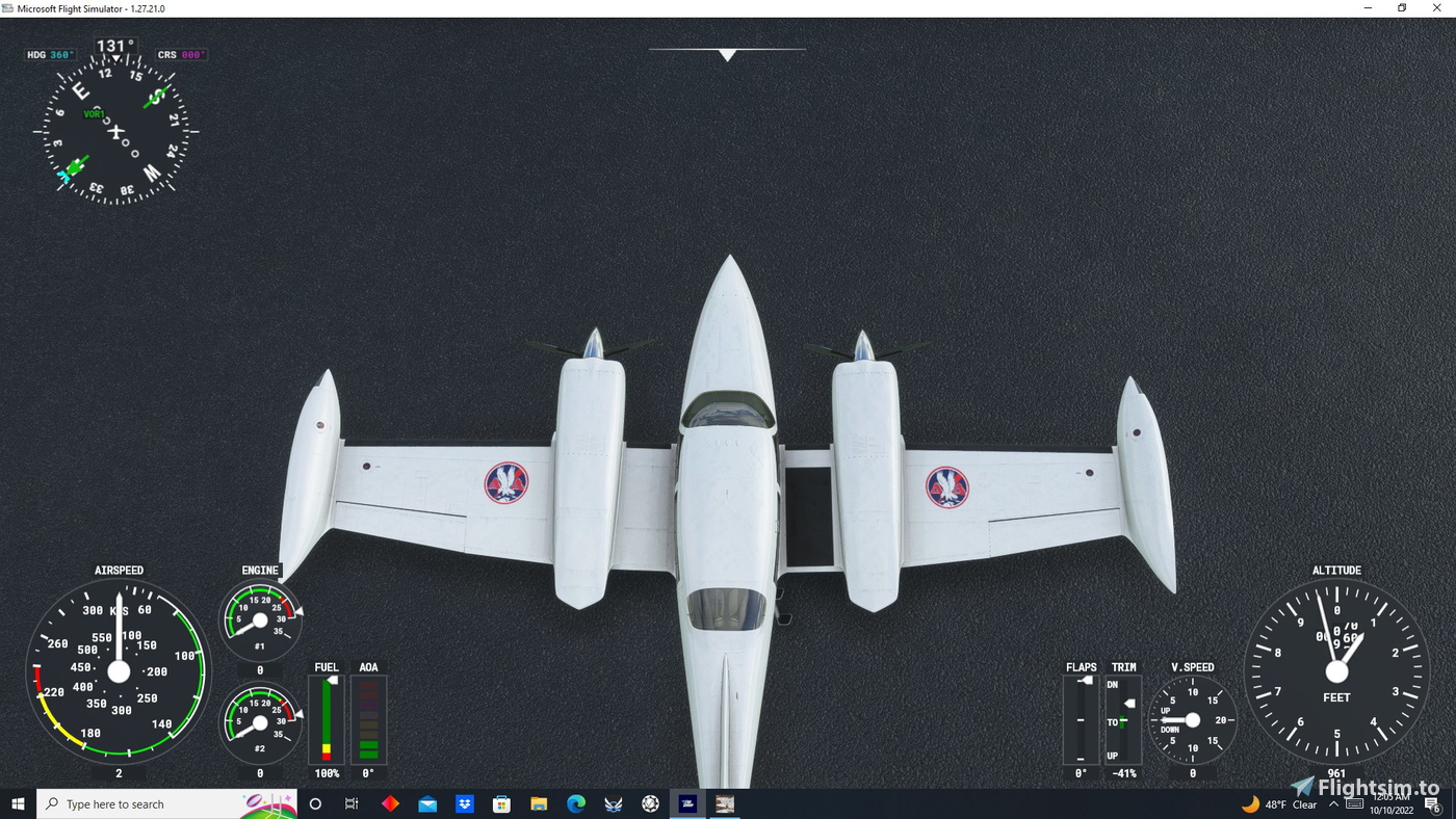 Milviz Cessna 310R American Airlines for Microsoft Flight Simulator | MSFS