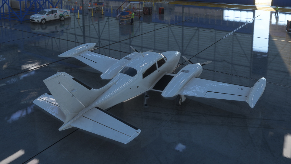 Milviz Cessna C310R White Livery for Microsoft Flight Simulator | MSFS