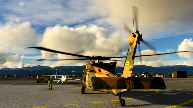 Mitsubishi UH-60JA repaint for UH-60 for Microsoft Flight Simulator | MSFS
