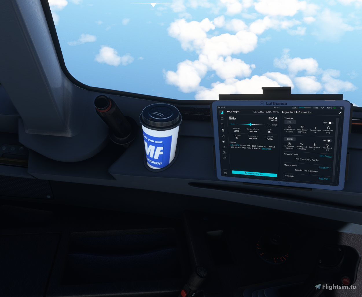 Mobiflight Cup for FBW A32nx for Microsoft Flight Simulator | MSFS