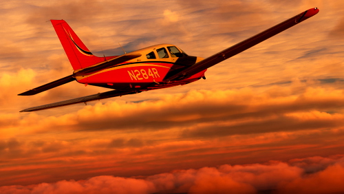 Modern Red Livery for Carenado Piper Arrow III for Microsoft Flight ...