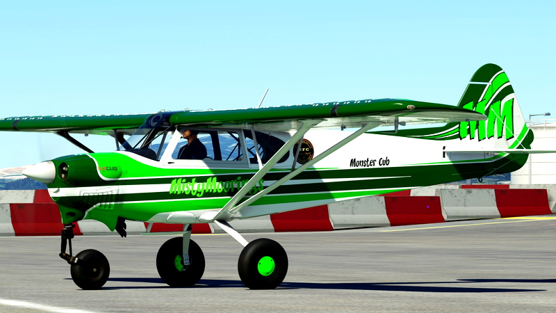 Monster NXCub RTMM livery for Microsoft Flight Simulator | MSFS
