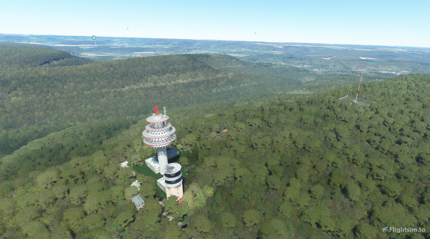 Mont Afrique Tower near LFSD LFGI LFGZ for Microsoft Flight Simulator ...