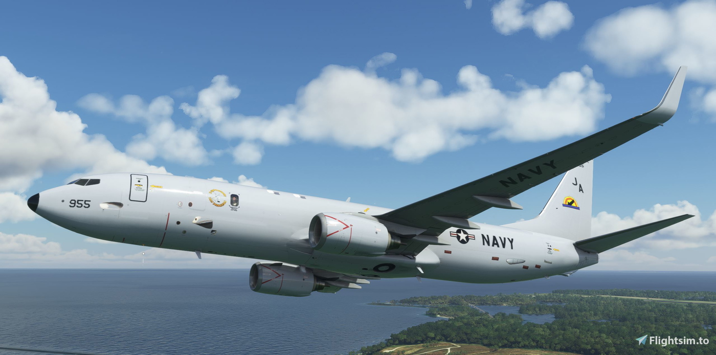 MSFS 2020 PMDG 737-800 P-8A of Air Test and Evaluation Squadron (VX) 1 ...