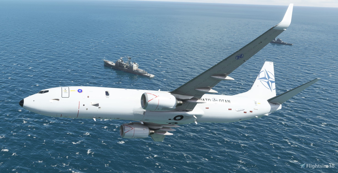 MSFS 2020 PMDG 737-800 P-8A of the North Atlantic Treaty Organization (NATO) for Microsoft ...