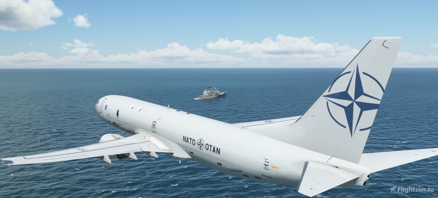 MSFS 2020 PMDG 737-800 P-8A of the North Atlantic Treaty Organization (NATO) for Microsoft ...