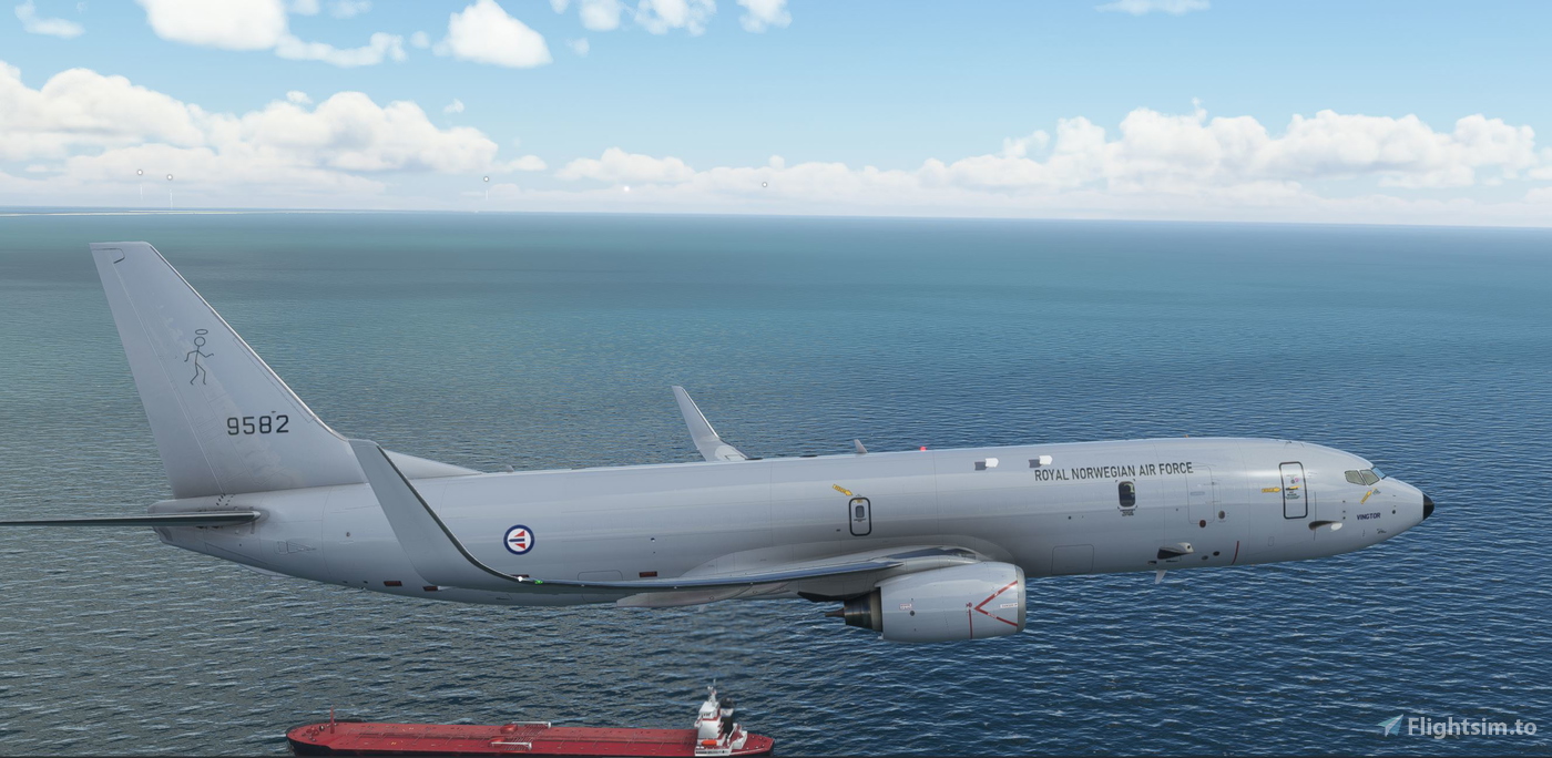 MSFS 2020 PMDG 737-800 P-8A of the Royal Norwegian Air Force for Microsoft Flight Simulator | MSFS