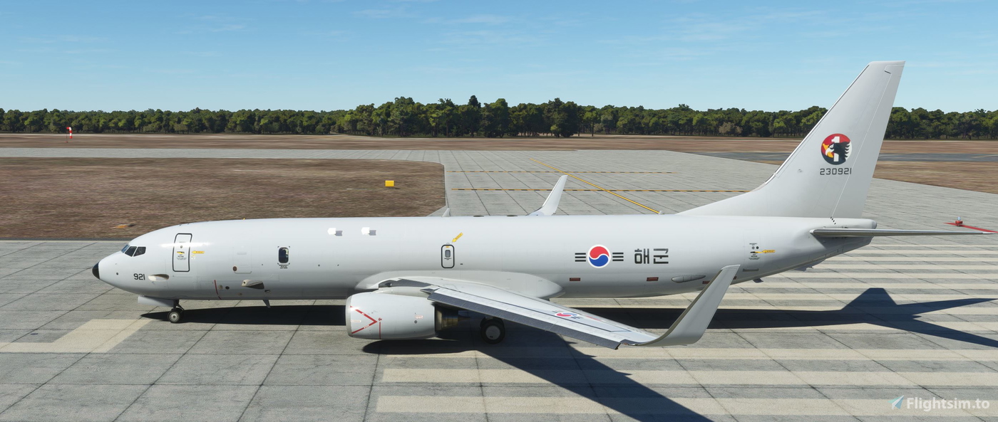 MSFS 2020 PMDG 737-800 P-8A of the South Korean Navy (ROK). for Microsoft Flight Simulator | MSFS