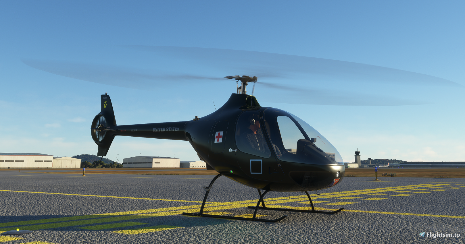 MSFS Stock ASOBO Cabri G2 Medic Repaint - MSFS Add-on - Flightsim.to