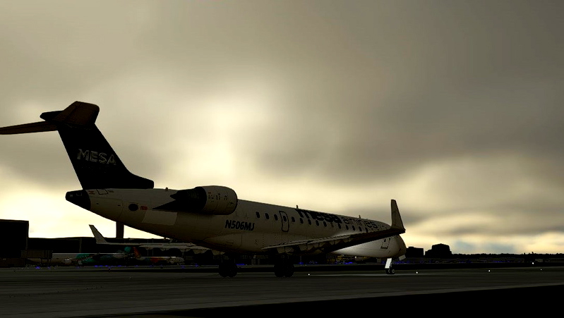 MESA Airlines MSFS2020/FSX CRJ700 conversion Livery for Microsoft ...