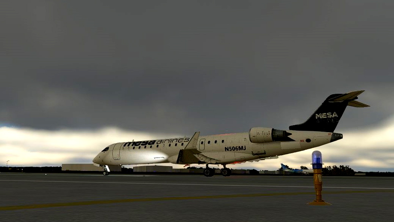 MESA Airlines MSFS2020/FSX CRJ700 conversion Livery for Microsoft ...
