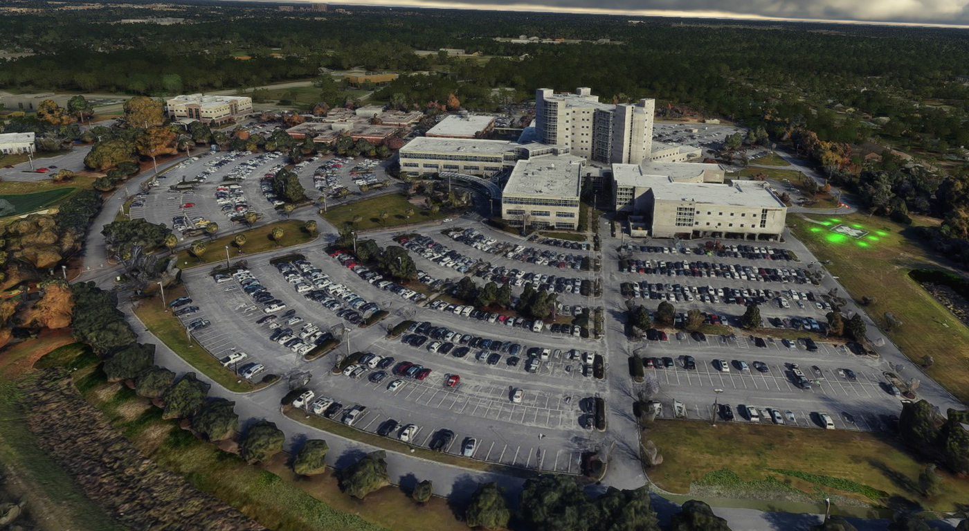 MUSCF MUSC Florence Hospital for Microsoft Flight Simulator | MSFS