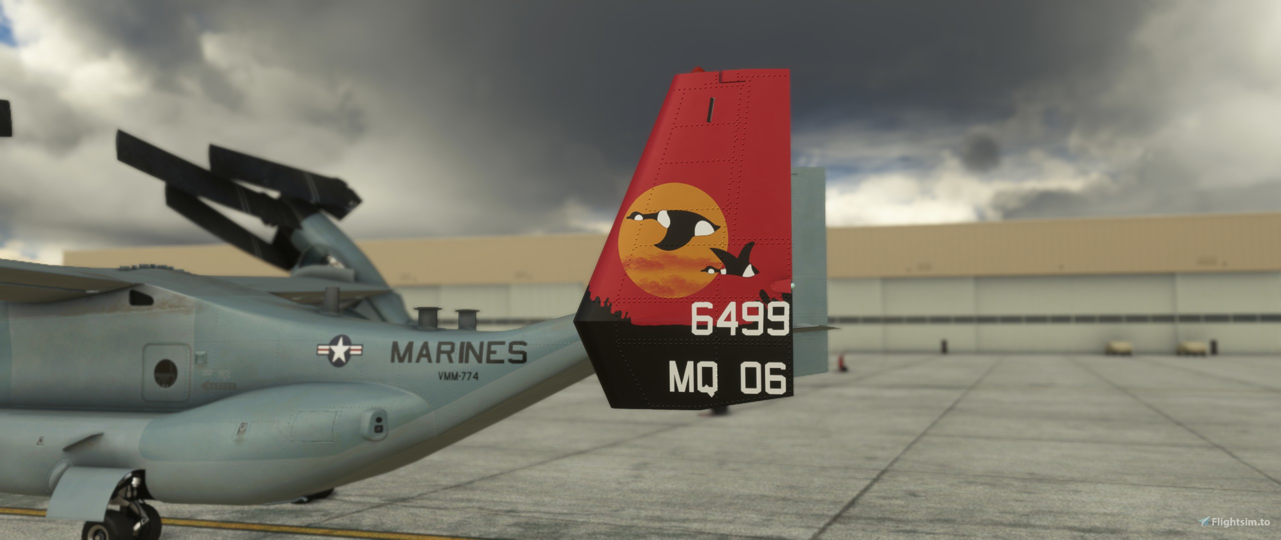MV-22B Osprey USMC VMM-774 Wild Goose » Microsoft Flight Simulator