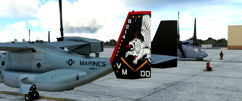 MV-22B Osprey USMC VMX-1 Flying Lions » Microsoft Flight Simulator