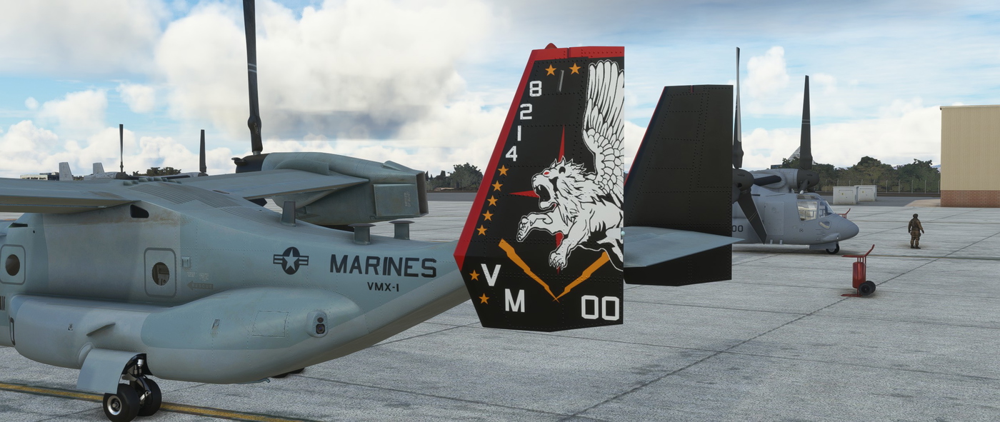 MV-22B Osprey USMC VMX-1 Flying Lions for Microsoft Flight Simulator | MSFS