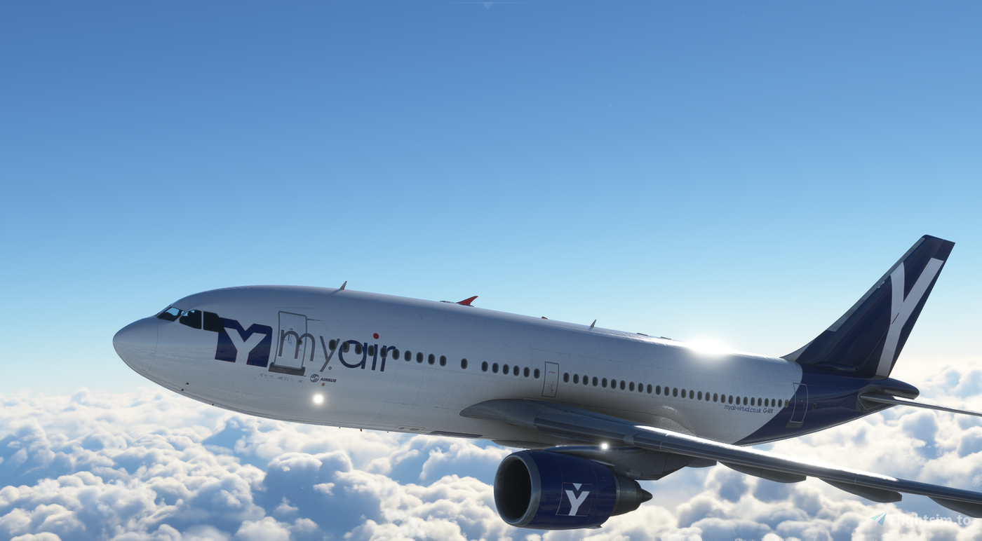 MyAir Virtual A310-300 red & blue package for Microsoft Flight ...