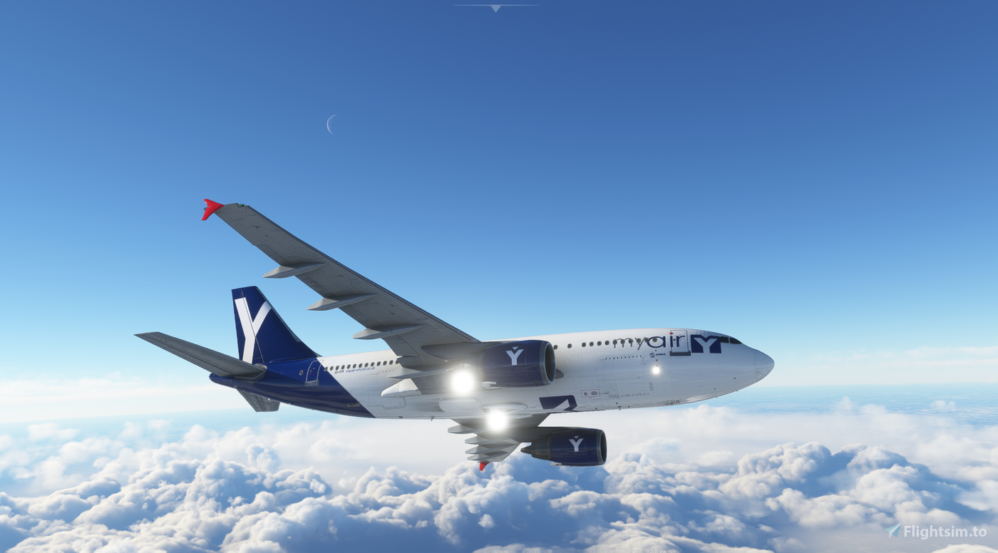 MyAir Virtual A310-300 red & blue package for Microsoft Flight ...