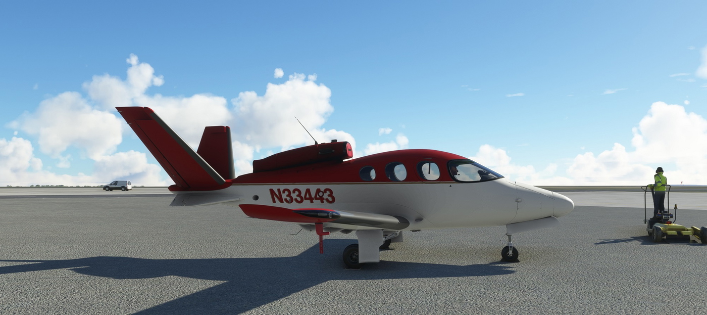 Columbia Training Centers N33443 Fictional - FlightFX Vision Jet for ...