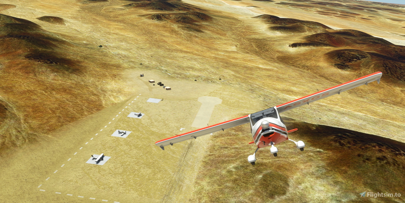 Namibia, Hoanib new airstrip FYHA for Microsoft Flight Simulator | MSFS