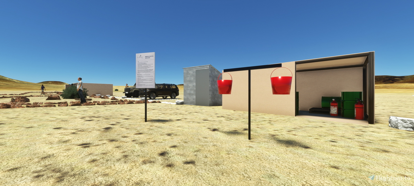 Namibia, Hoanib new airstrip FYHA for Microsoft Flight Simulator | MSFS