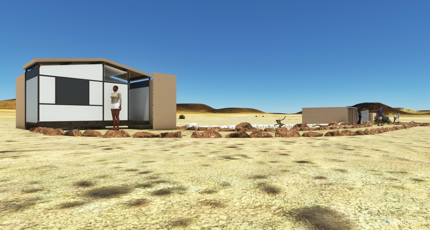 Namibia, Hoanib new airstrip FYHA for Microsoft Flight Simulator | MSFS