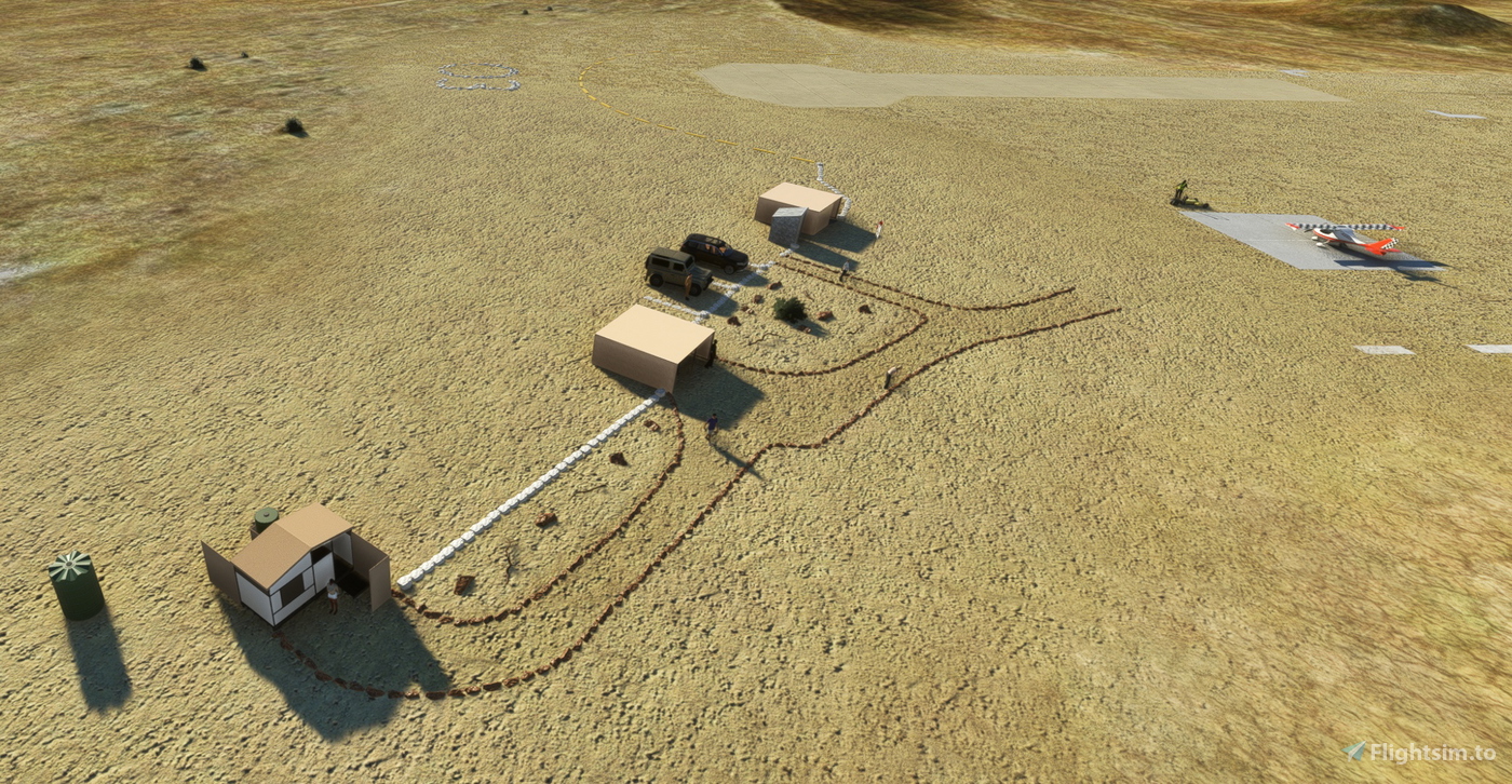 Namibia, Hoanib new airstrip FYHA for Microsoft Flight Simulator | MSFS