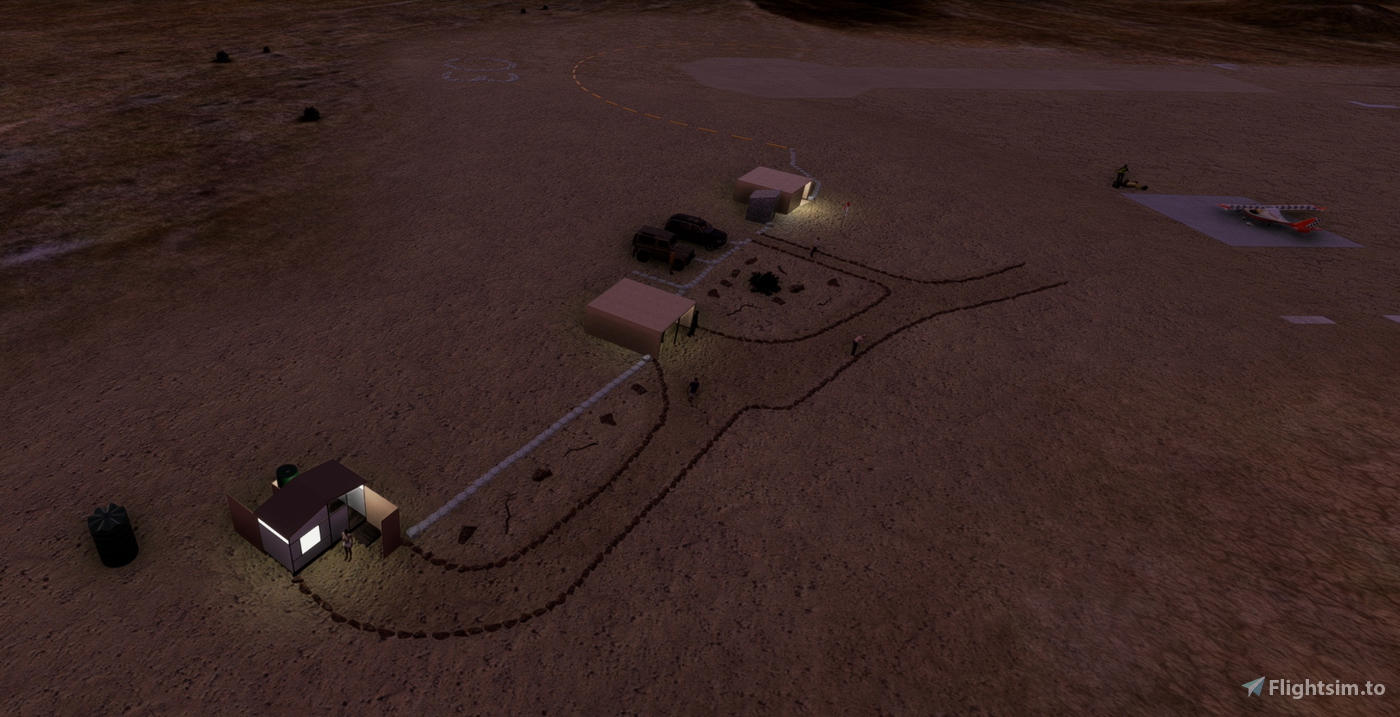 Namibia, Hoanib new airstrip FYHA for Microsoft Flight Simulator | MSFS