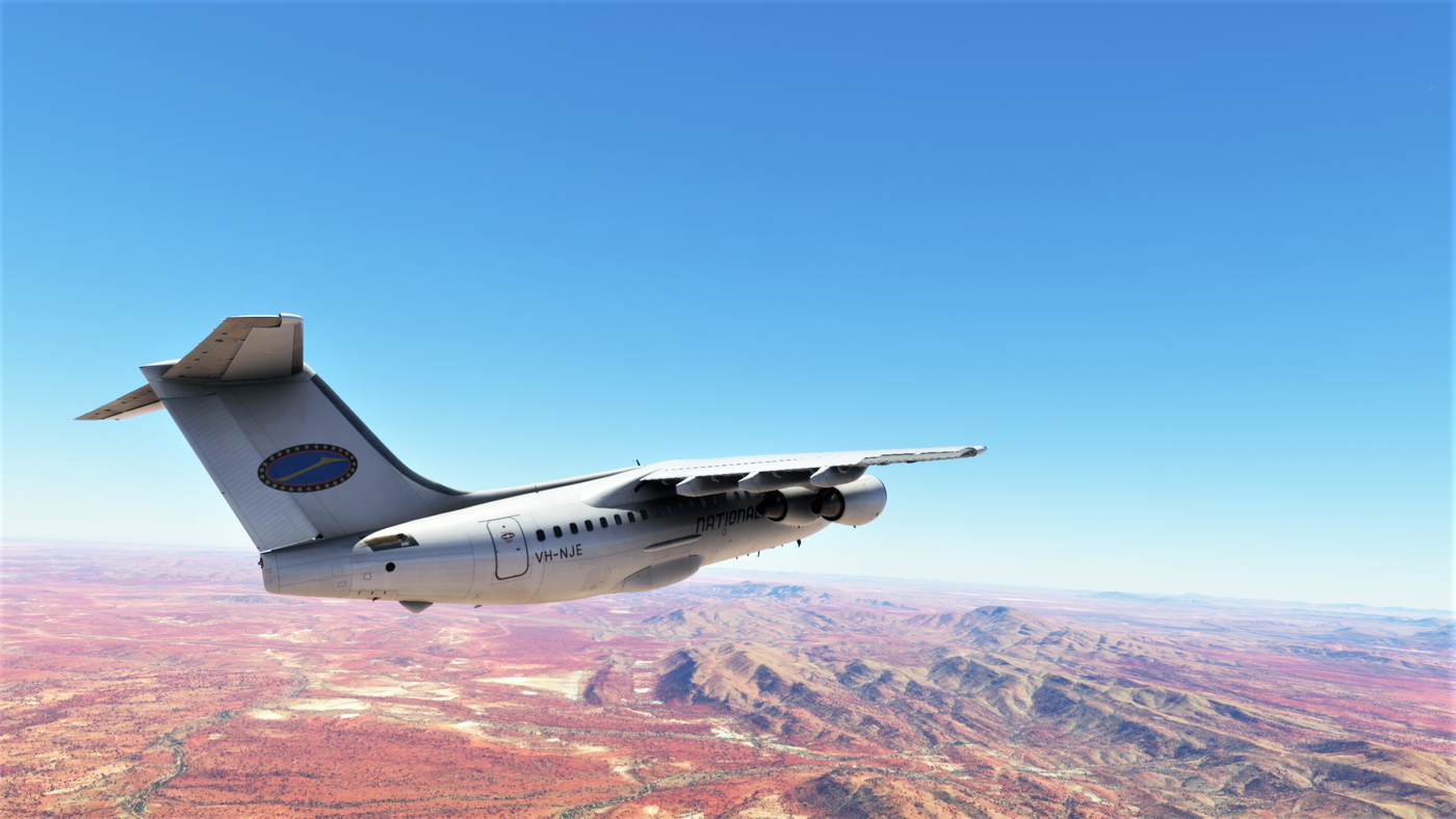 National Jet Systems [All-White] VH-NJE - JF BAe146-100 for Microsoft ...