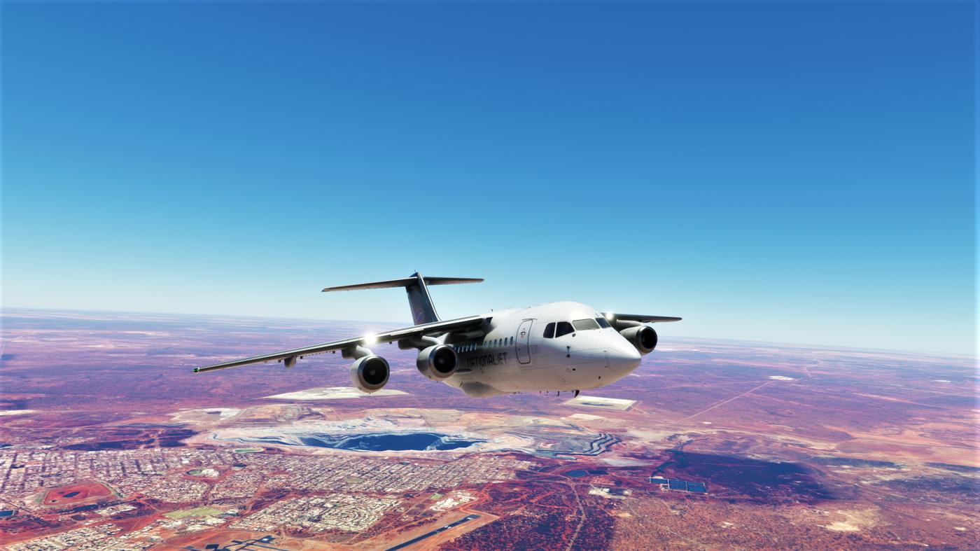 National Jet Systems VH-NJE - JF BAe146-100 for Microsoft Flight ...