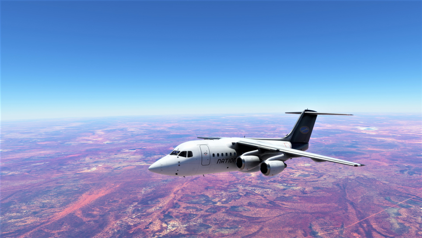 National Jet Systems VH-NJE - JF BAe146-100 for Microsoft Flight ...