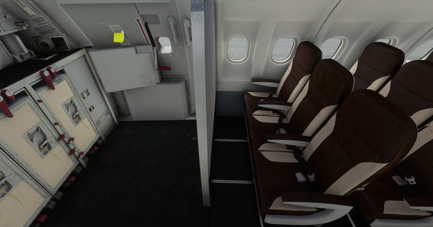 NetJets Europe Fenix A320 Ceo with cabin for Microsoft Flight Simulator ...