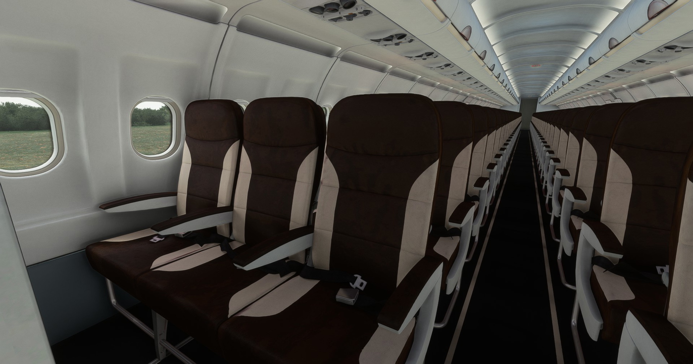 NetJets Europe Fenix A320 Ceo with cabin for Microsoft Flight Simulator ...