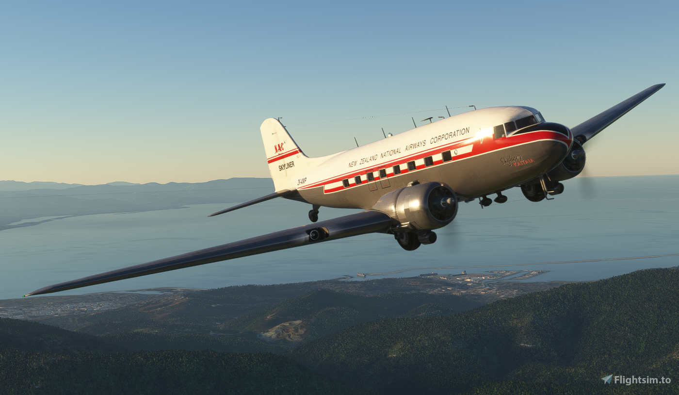New Zealand National Airways Corporation ZK-AWP (Classic) | Aeroplane Heaven DC-3 Dakota for ...