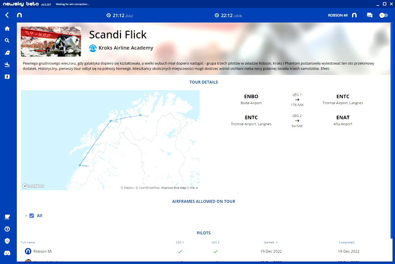 Newsky - VA Platform for Microsoft Flight Simulator | MSFS