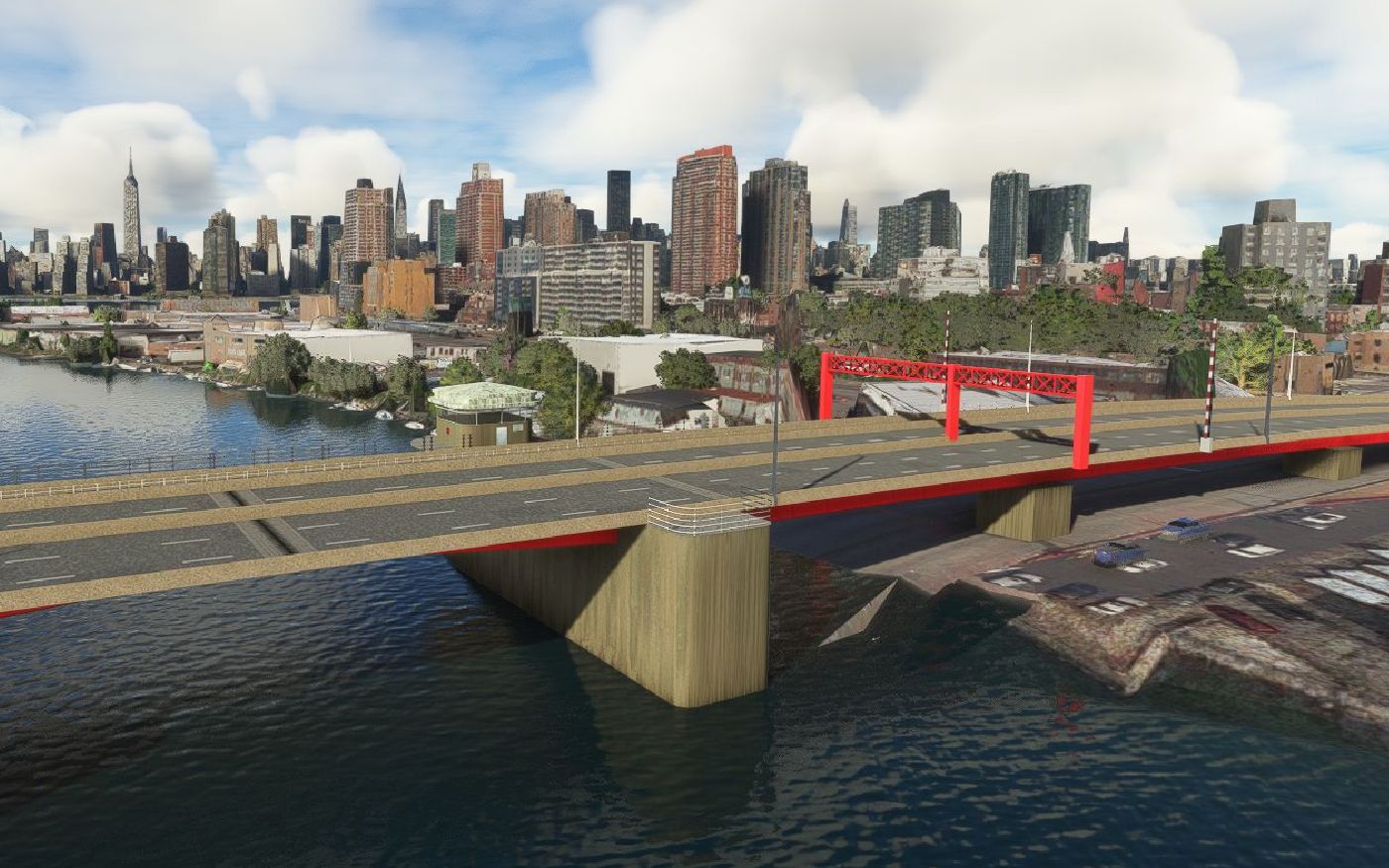 Newtown Creek Bridges, NYC, USA for Microsoft Flight Simulator | MSFS