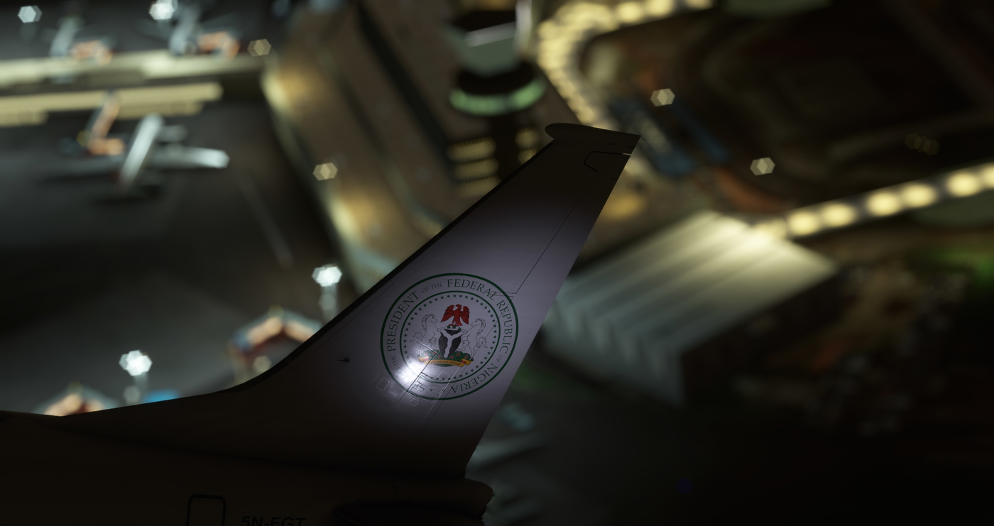 Nigerian Air Force | 5N-FGT | PMDG B737-BBJ 对于 Microsoft Flight ...