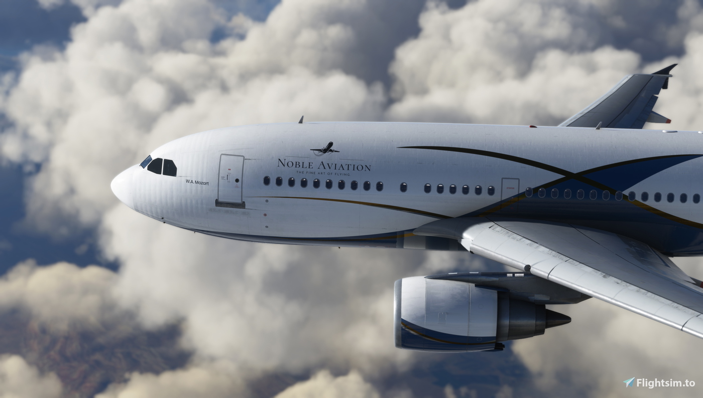 Noble Aviation (OE-LNS) Airbus A310-300 - 8K 对于 Microsoft Flight ...