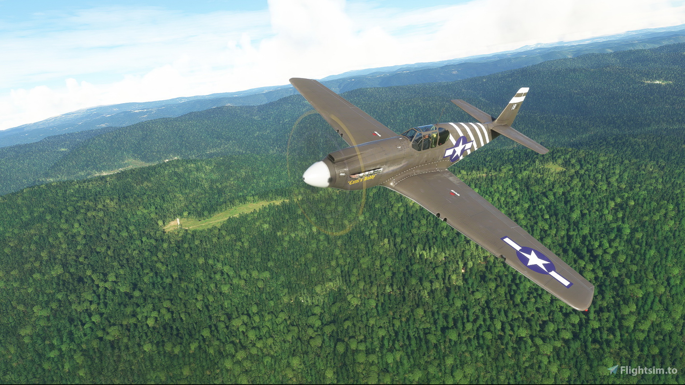 North American P-51A 1st ACG #18 "Carol's Daddy" for Microsoft Flight ...