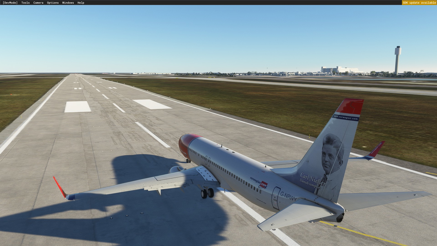 norwegian air shuttle 738 (G-NRWY) for Microsoft Flight Simulator | MSFS