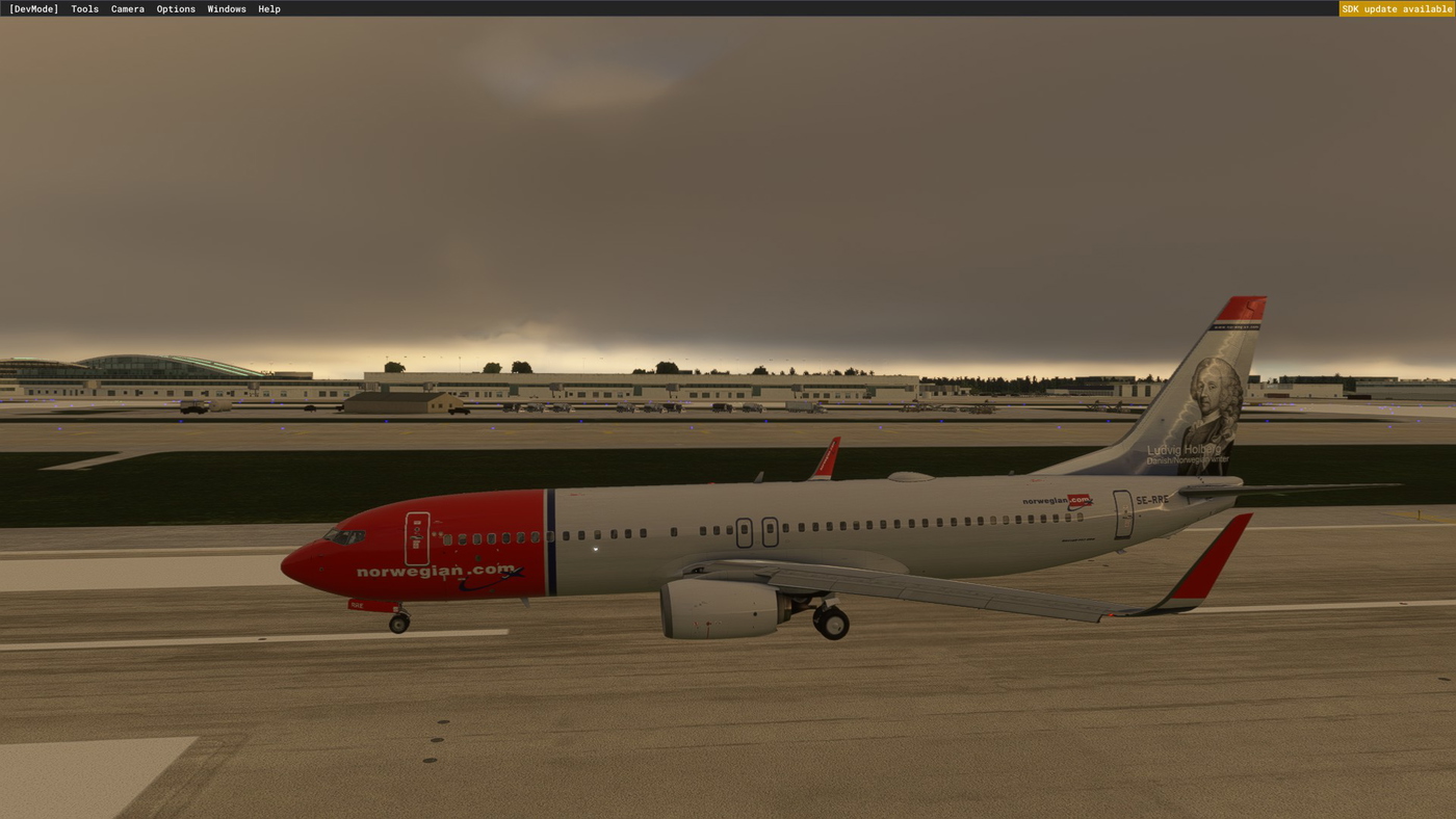 Norwegian Air Shuttle 738 (SE-RRE) for Microsoft Flight Simulator | MSFS