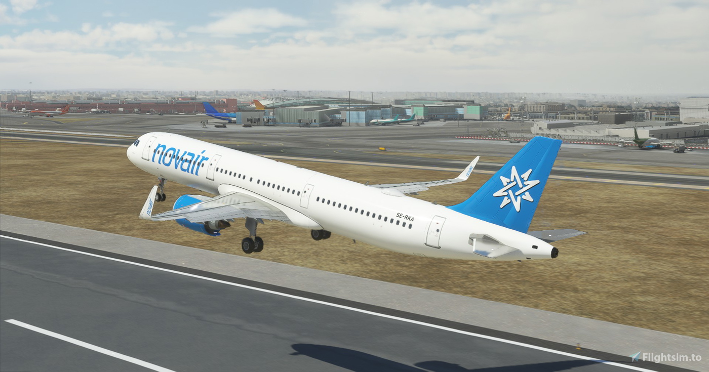 Novair "2021 ivery" "SE-RKA" LatinVFR A321 Neo leap for Microsoft ...