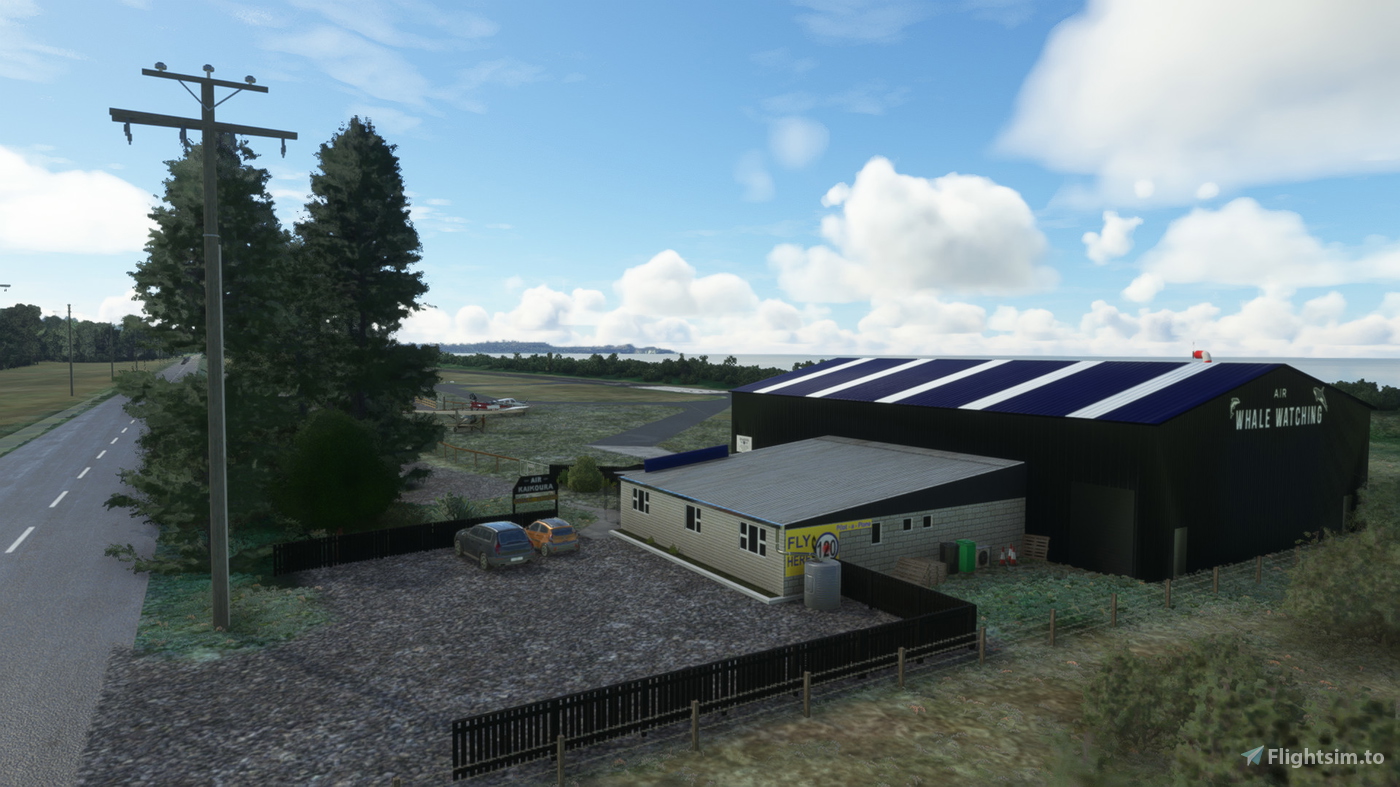 NZKI - Kaikoura Airport (Custom-made scenery) for Microsoft Flight ...