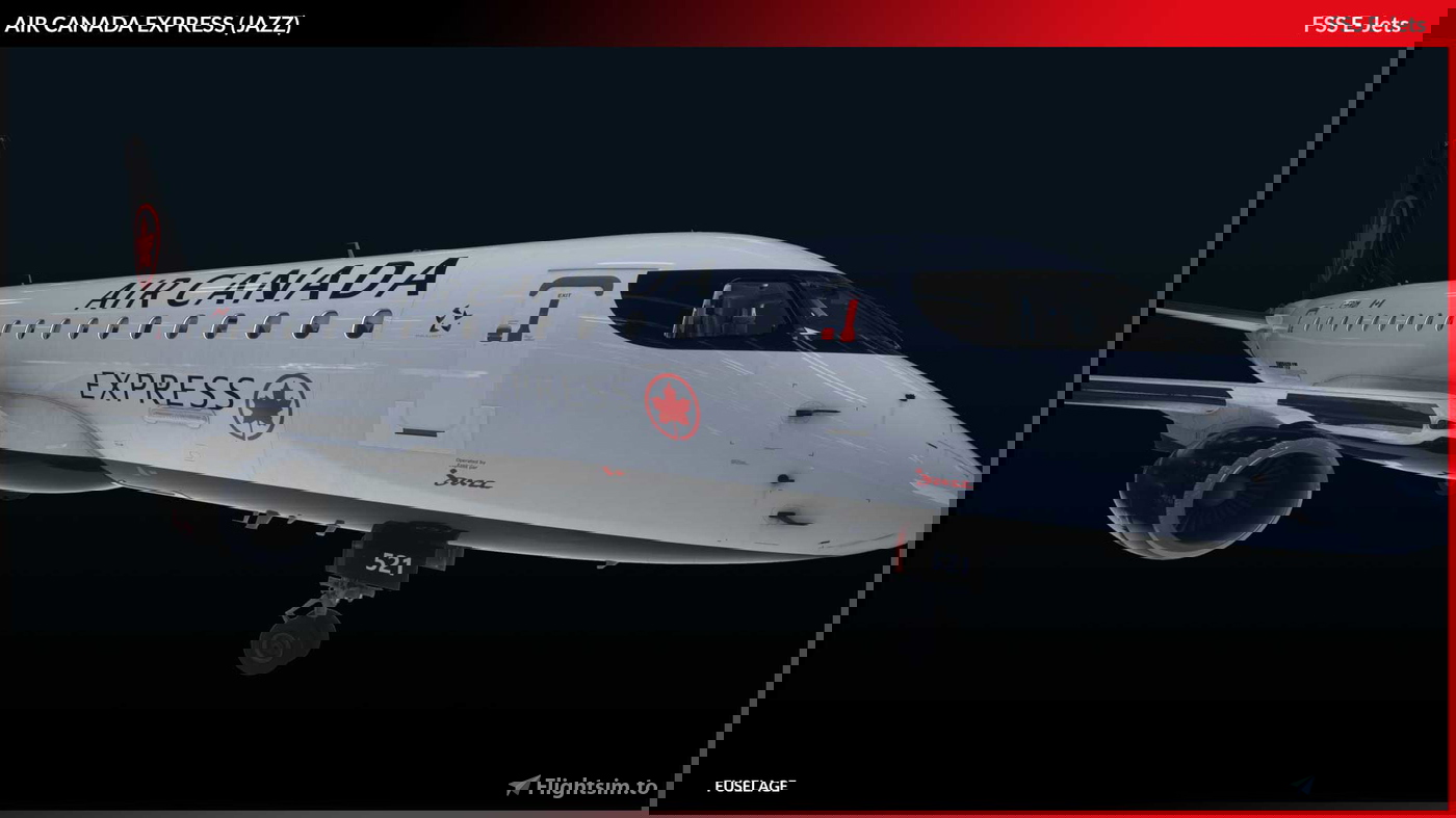 [OFFICIAL] FSS E175 - Air Canada (Jazz) for Microsoft Flight Simulator | MSFS